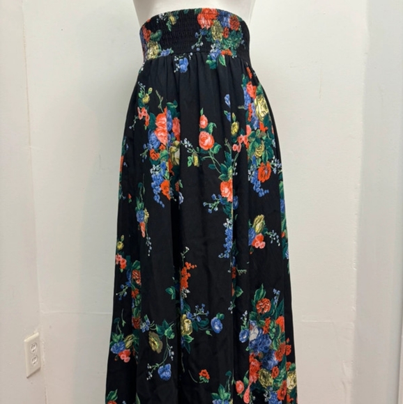 Versace | Skirts | Vintage Dennis Goldsmith Floral Maxi S | Poshmark